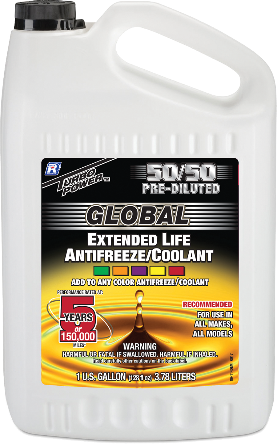 Turbo Power Global Extended Life Antifreeze/Coolant - Recochem